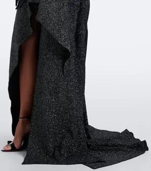 Maticevski Flashpoint Ruffled Asymmetric Gown