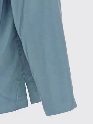 Kenzo Pure Wool Short Robe Jacket With V-neck And Tie Closure