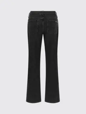 7 For All Mankind Calie High-waisted Flared Jeans In Stretch Cotton Denim