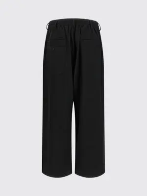 Y3 Wool-blend Jogging Trousers With Drawstring And Belt Loops
