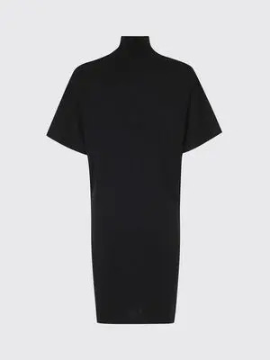 Federica Tosi Knit Sheath Mini Dress In Wool And Cashmere With Mock Neck