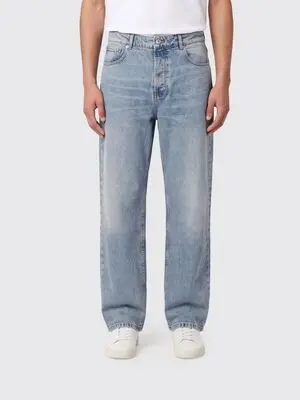 AMI Paris Wide-leg Stretch-denim Jeans With Mid-rise And Five-pocket Design