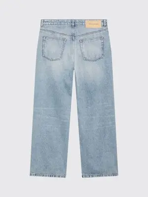 AMI Paris Wide-leg Stretch-denim Jeans With Mid-rise And Five-pocket Design