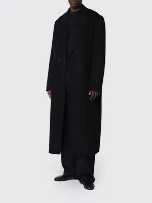 Séfr Relaxed Fit Double-breasted Long Coat In Wool And Cashmere