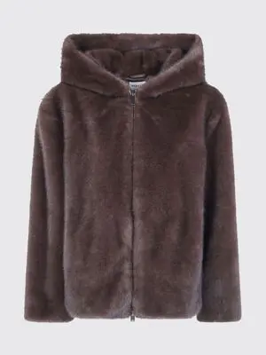 PAROSH Short Faux-fur Jacket P.a.r.o.s.h. With Classic Collar And Zip Closure