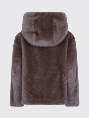PAROSH Short Faux-fur Jacket P.a.r.o.s.h. With Classic Collar And Zip Closure