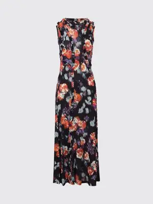 Ulla Johnson Floral-print Off-the-shoulder Jersey Sheath Midi Dress