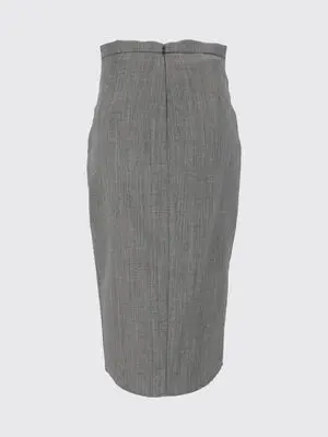 Elisabetta Franchi High-waisted Virgin Wool Midi Pencil Skirt
