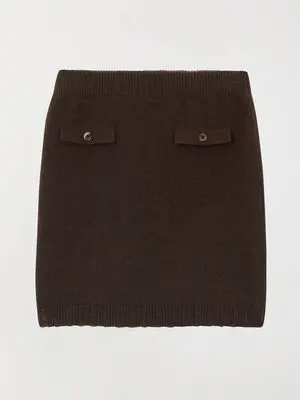 TWINSET High-waisted Slim-fit Knit Mini Skirt