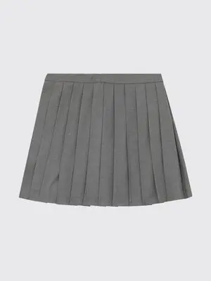 TWINSET High-waisted Pleated Wool-blend Mini Skirt