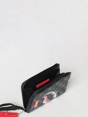 SPRAYGROUND Zip Wallet In Coated Cotton With Check Pattern