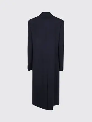 Dries Van Noten Relaxed Fit Double-breasted Long Coat In Pure Wool