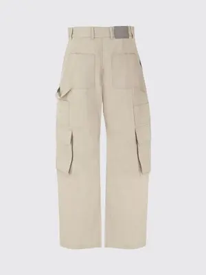 Balenciaga High-waisted Wide-leg Cargo Trousers In Cotton