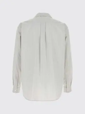 THE ROW Striped Stretch-cotton Shirt With Cuban Collar
