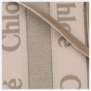 Chloé Small Woody Linen Tote Bag - Multi