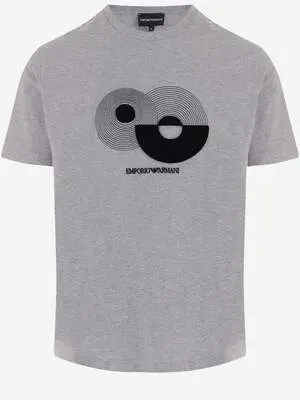 Emporio Armani Cotton T Shirt With Logo