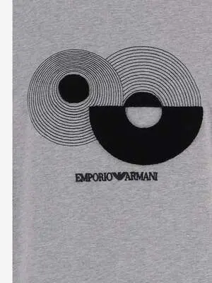 Emporio Armani Cotton T Shirt With Logo
