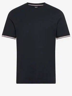 Hugo Boss Cotton T Shirt - Navy