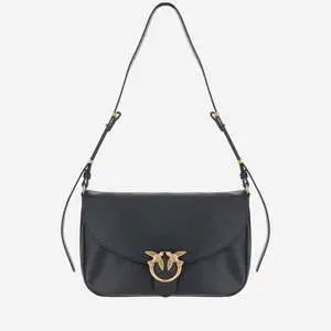 Pinko Leather Bag With Logo
