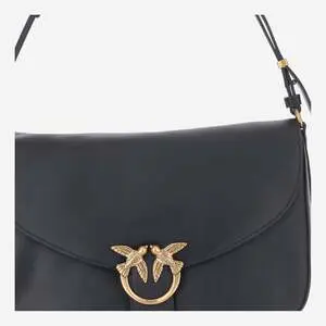 Pinko Leather Bag With Logo
