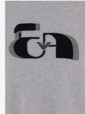Emporio Armani Cotton T Shirt With Logo