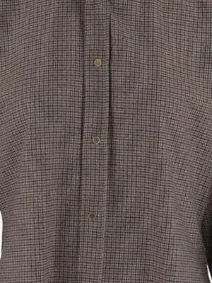 DARKPARK Checked Stretch Viscose Blend Shirt