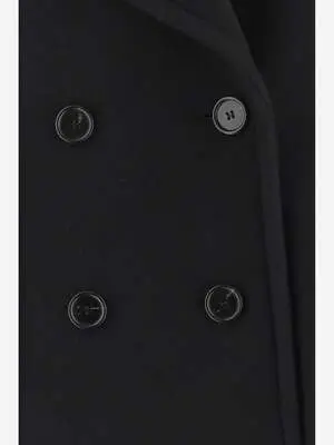 Chloé Oversized Short Coat In Wool Blend