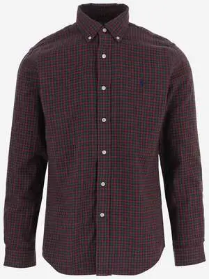 Polo Ralph Lauren Cotton Shirt With Check Pattern