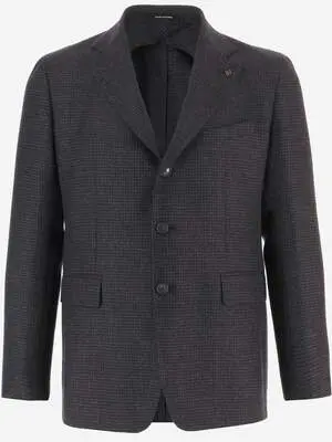 Tagliatore Woln Layered Collar Jacket