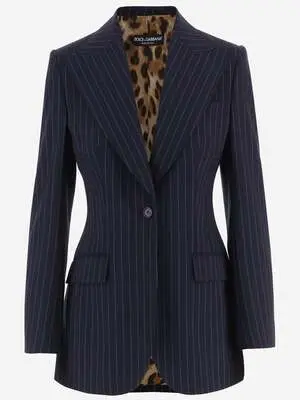 Dolce & Gabbana Turlington Single Breasted Wool Jacket