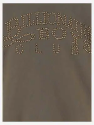 BILLIONAIRE Cotton Sweatshirt With Appliqué Logo