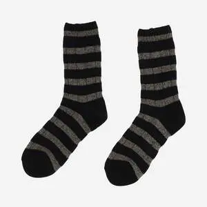 ANT45 Stretch Cotton Blend Socks With A Striped Pattern - Multi