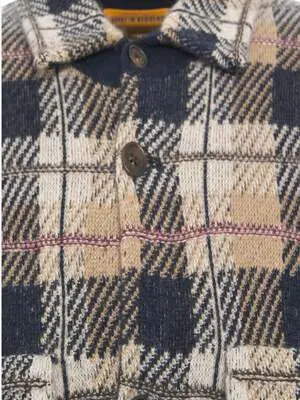 Guest In Residence Cashmere Shirt With Check Pattern