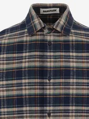 DARKPARK Cotton Shirt With Check Pattern