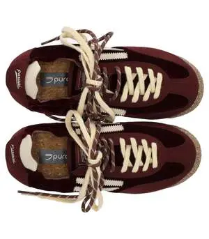PURAAI 6.02 Panther Velvet Wine Sneaker
