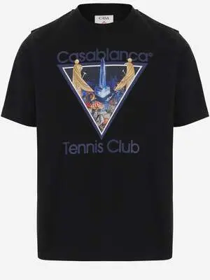 Casablanca Printed Cotton T Shirt