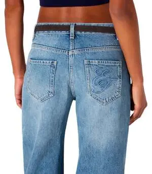 Elisabetta Franchi Wide Leg Jeans