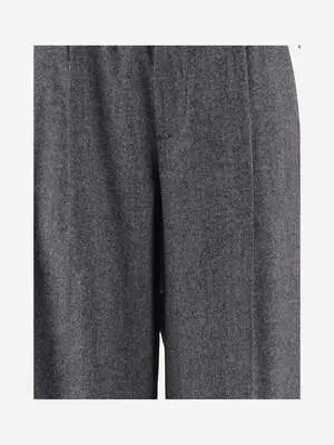 SA SU PHI Tailored Pants In Stretch Wool And Cashmere