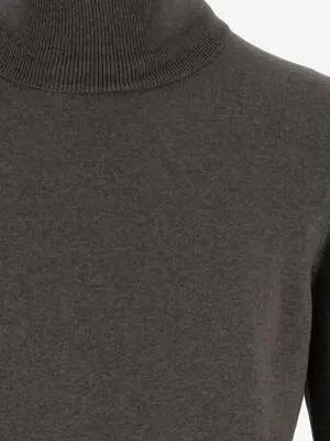 Tagliatore Wool Turtle Neck Sweater - Brown