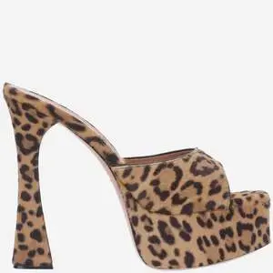 Amina Muaddi Dalida Heeled Sandals