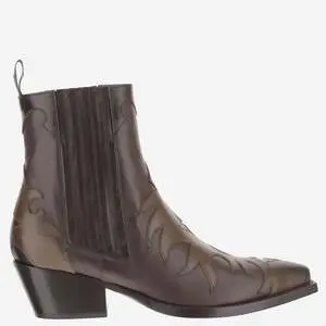 Sartore Parma Leather Ankle Boots - Multi