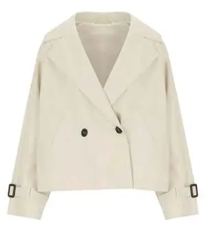 Max Mara Boero Short Trench - Ivory