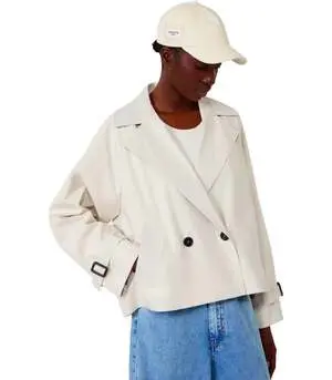 Max Mara Boero Short Trench - Ivory