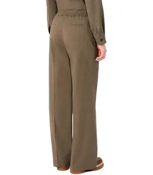Max Mara Petra Dove Grey Trousers - Brown