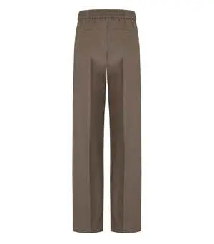 Max Mara Petra Dove Grey Trousers - Brown