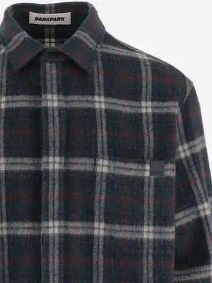 DARKPARK Wool Blend Shirt With Check Pattern