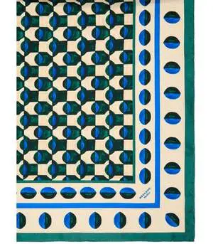 Max Mara Onesto Green Foulard Scarf - Multicolor