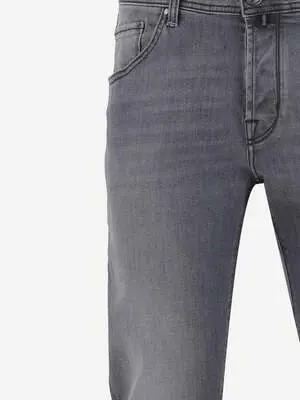 JACOB COHЁN Stretch Cotton Denim Jeans