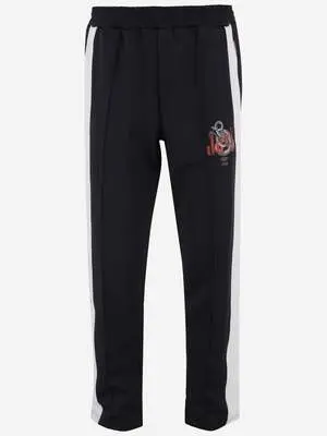 Just Cavalli Stretch Nylon Track Pants - Black