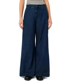Max Mara Vega Dark Wide Leg Jeans